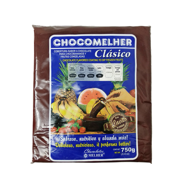 Cobertura sabor a Chocolate - ChocoMelher - 750 g – Comercial Zazueta