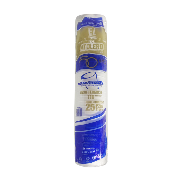 Convermex - Vaso Térmico - 25 piezas – Comercial Zazueta