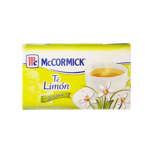 Té de Limón - McCormick - 25 bolsitas – Comercial Zazueta