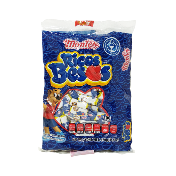 Ricos Besos - Montes - 100 Pzas – Comercial Zazueta